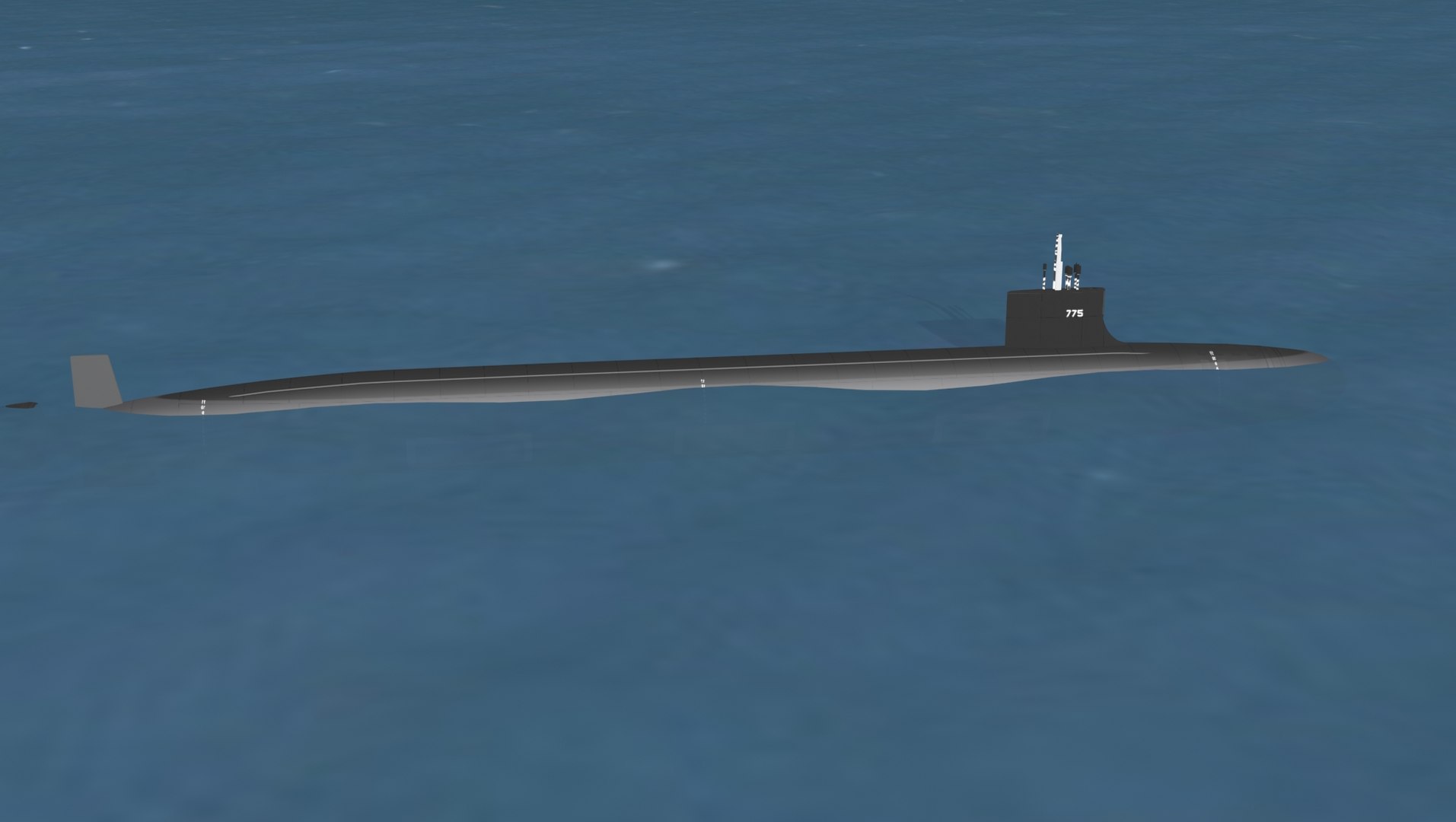 Virginia Class SSN 775 USS Texas Model - TurboSquid 1763270