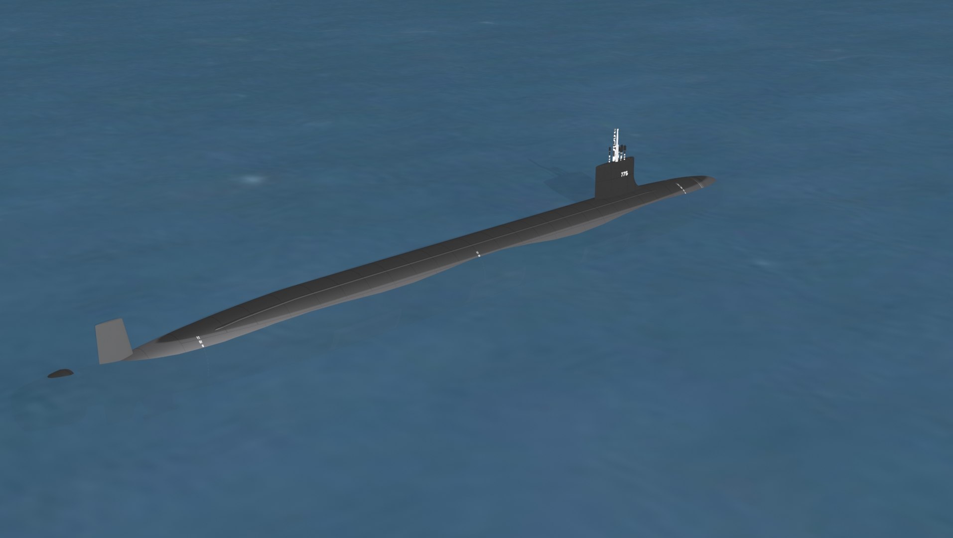 Virginia Class SSN 775 USS Texas Model - TurboSquid 1763270