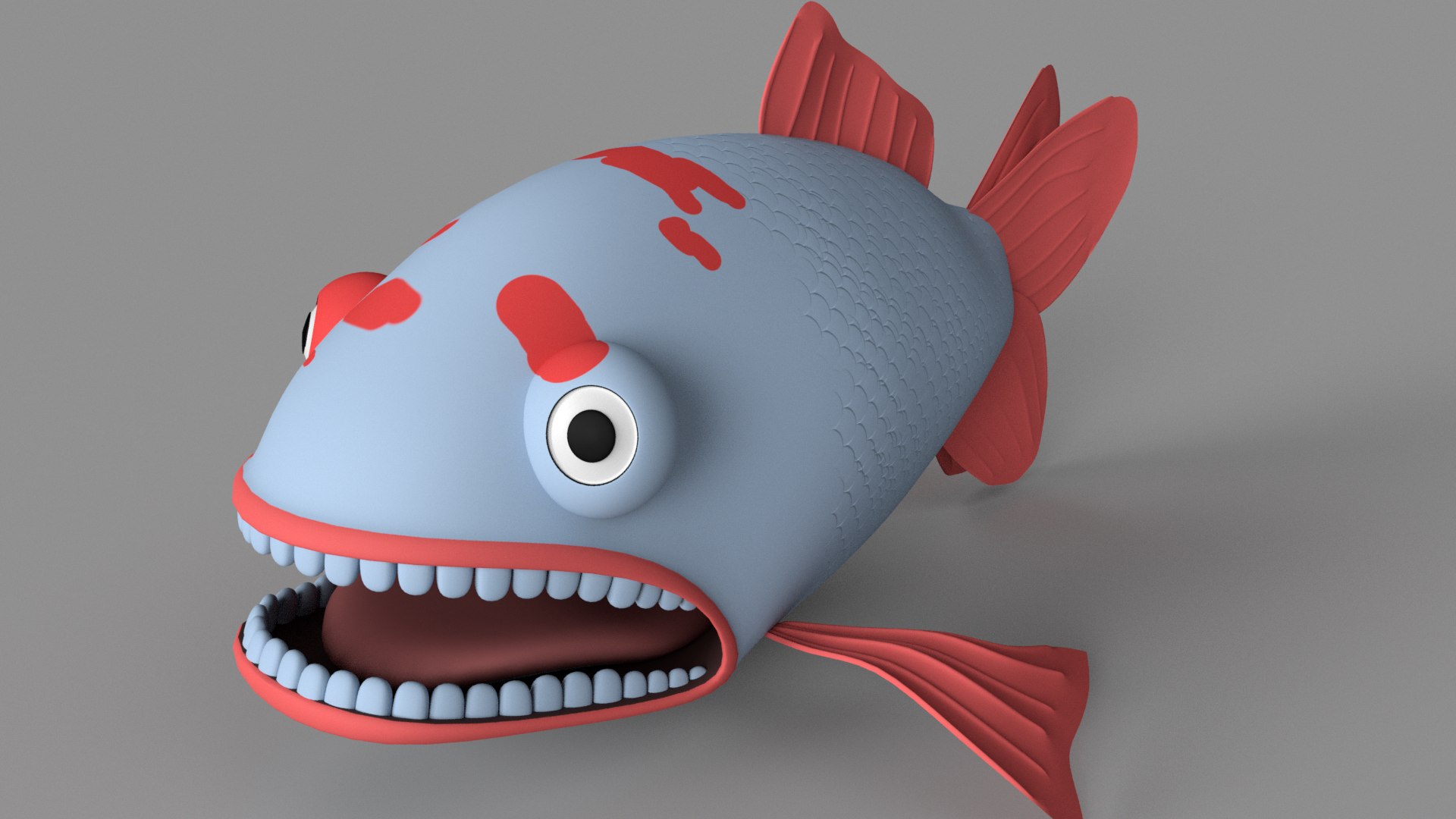 3D Island Eater - Monster Fish - TurboSquid 1811145