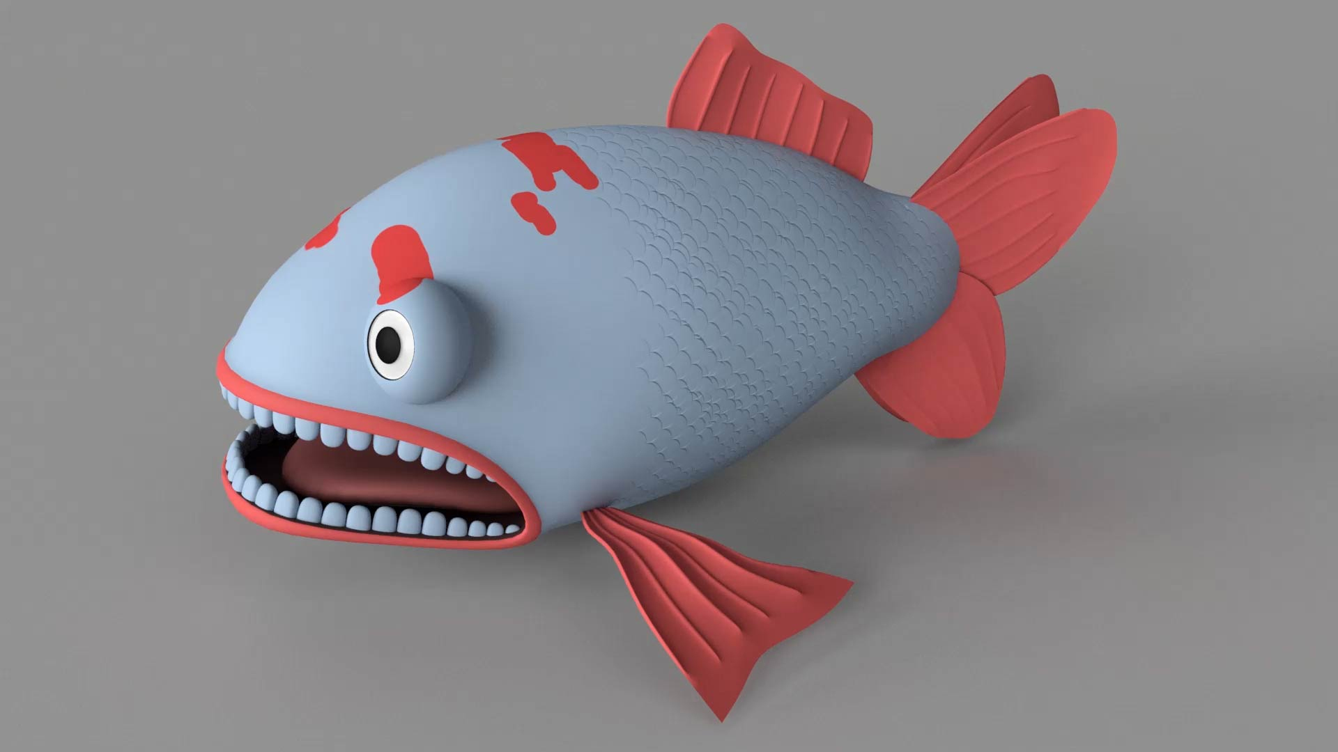 3D Island Eater - Monster Fish - TurboSquid 1811145