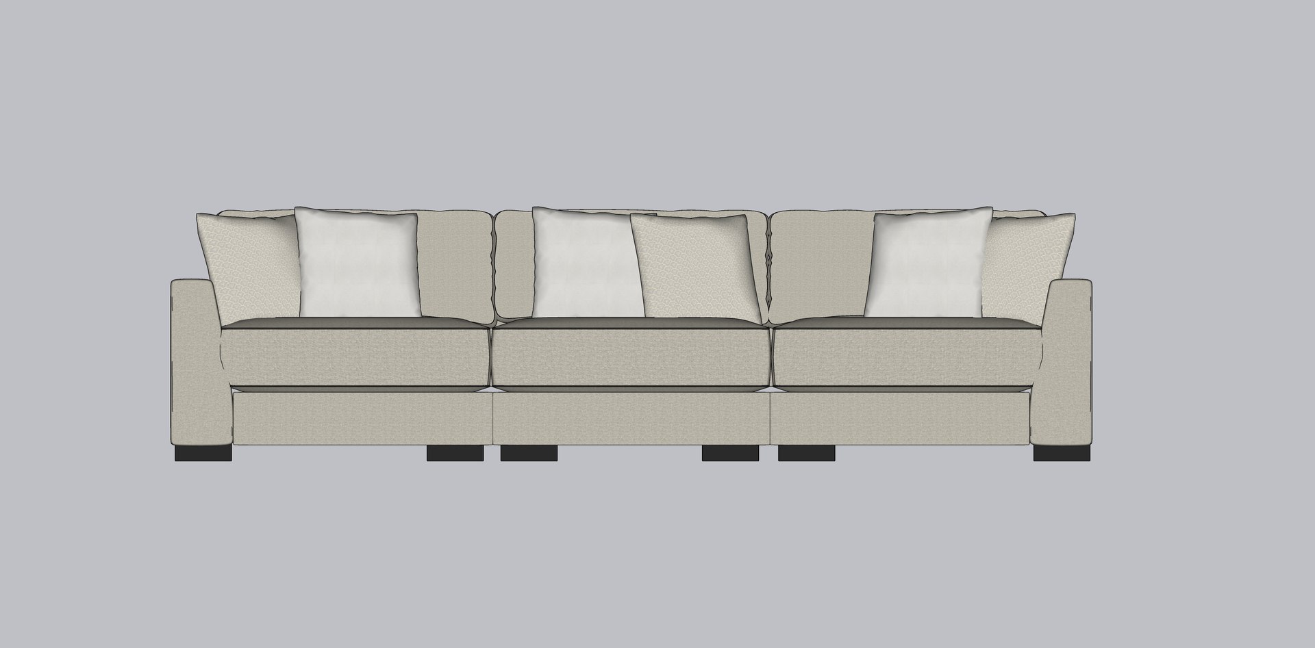 3D Sofa 3 Seat ASHLEY LYNDEBORO - TurboSquid 2108467