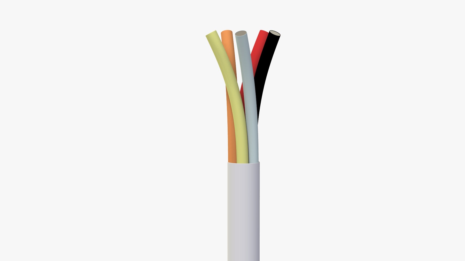 3D Cables Line Phones Bare - TurboSquid 1463201