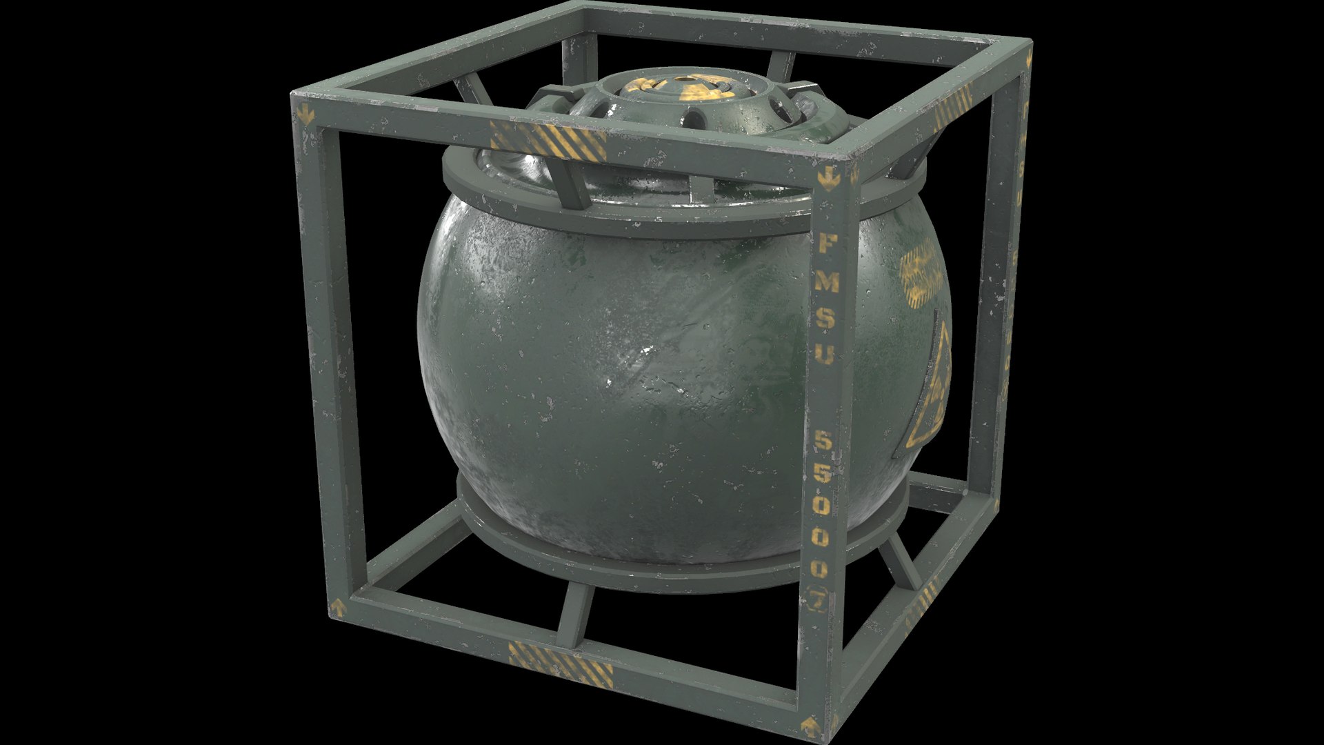 Sphere Tank 01 3D Model - TurboSquid 2300404
