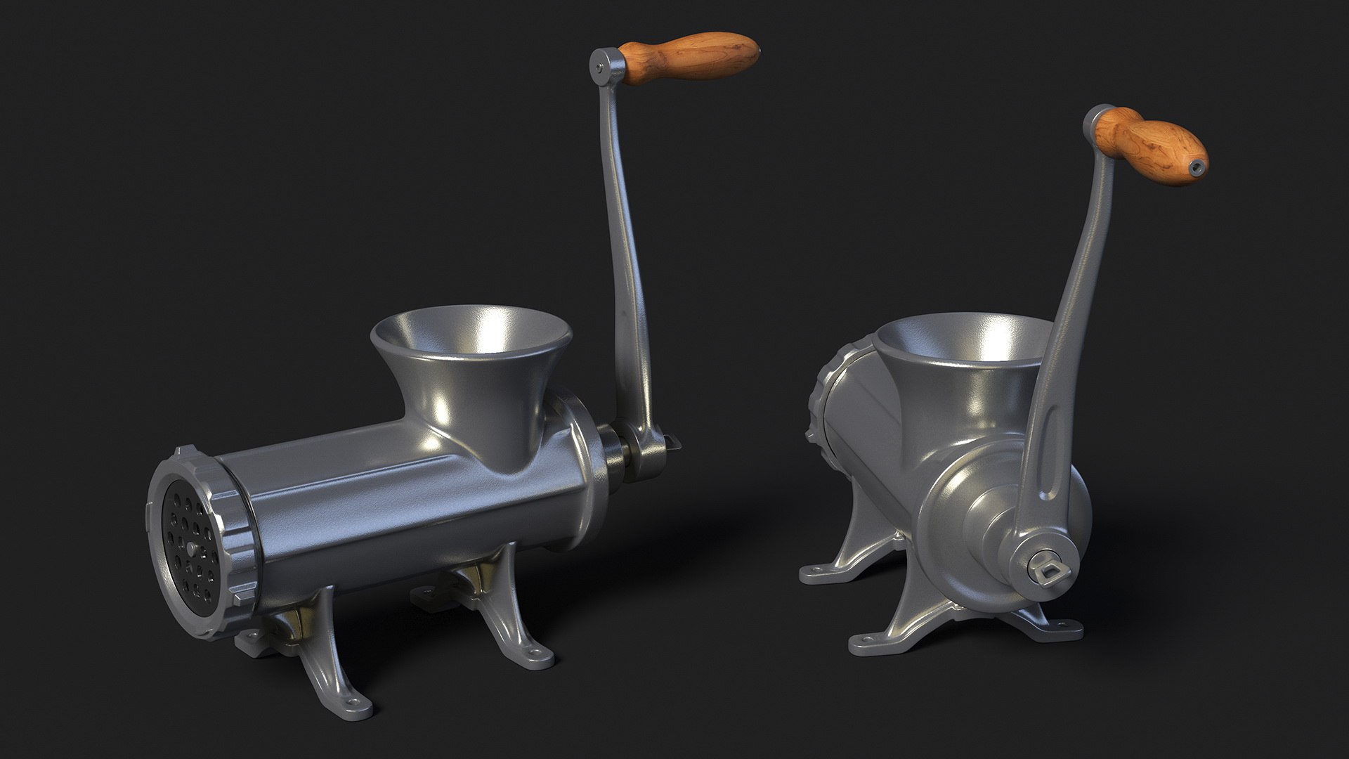 3D Model Heavy Duty Manual Meat Grinder - TurboSquid 2169089
