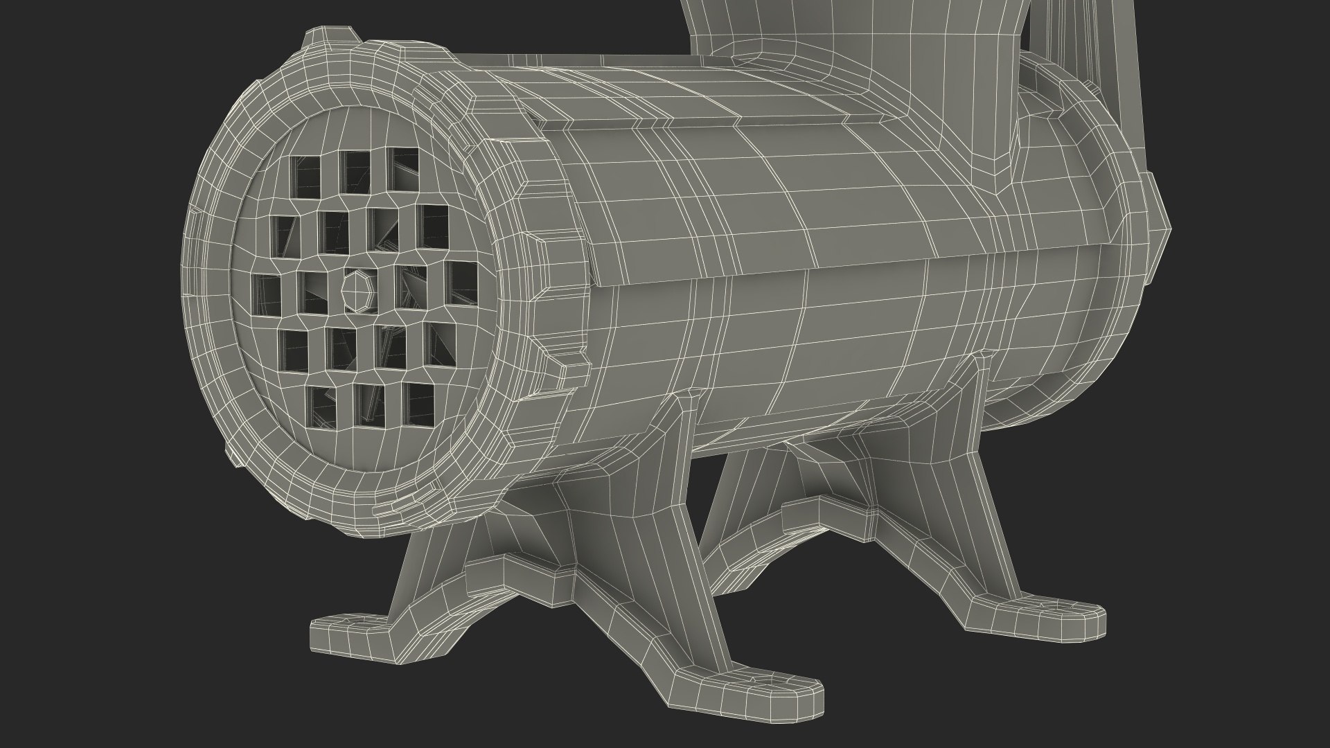 3D Model Heavy Duty Manual Meat Grinder - TurboSquid 2169089