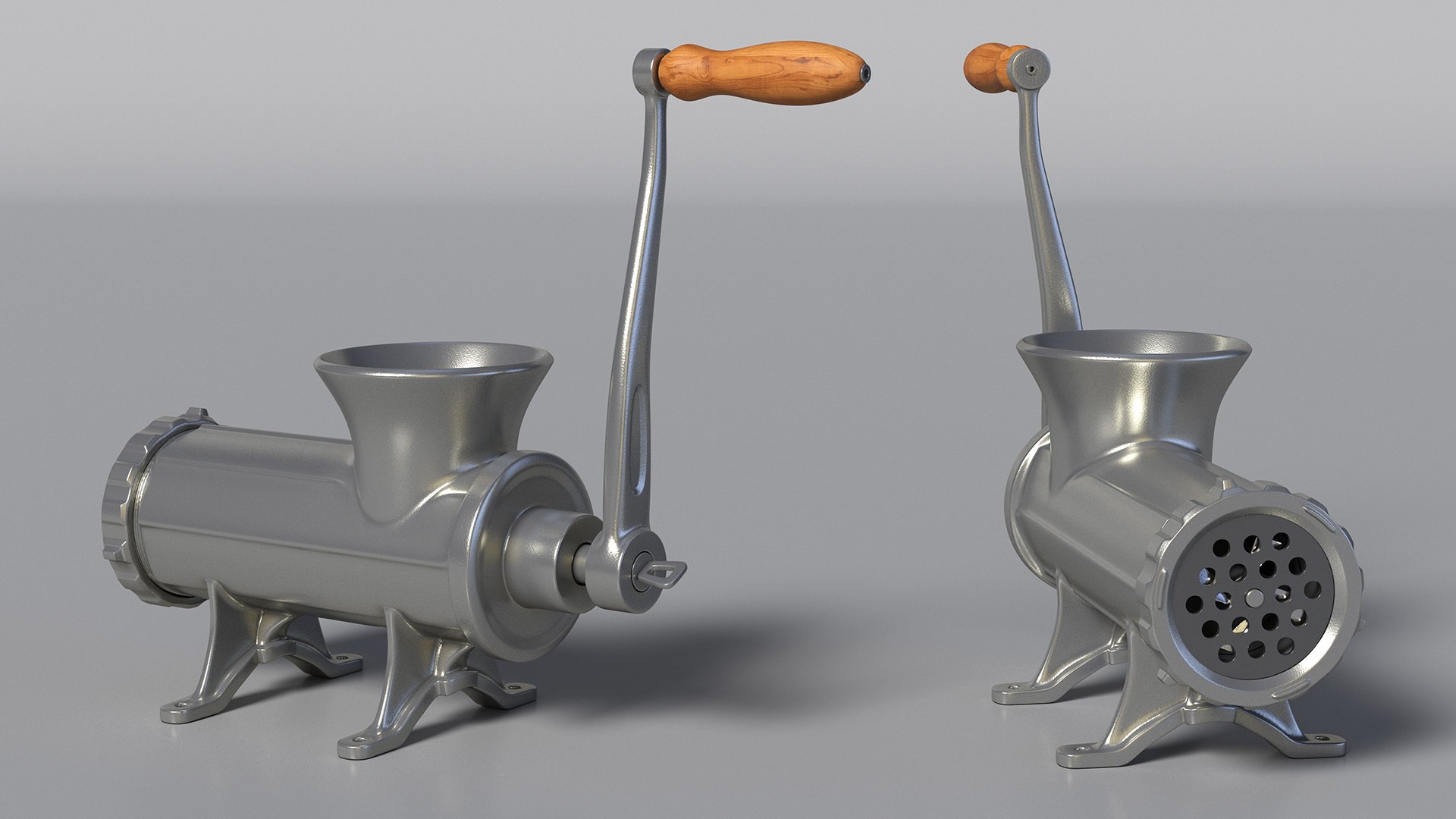 3D Model Heavy Duty Manual Meat Grinder - TurboSquid 2169089