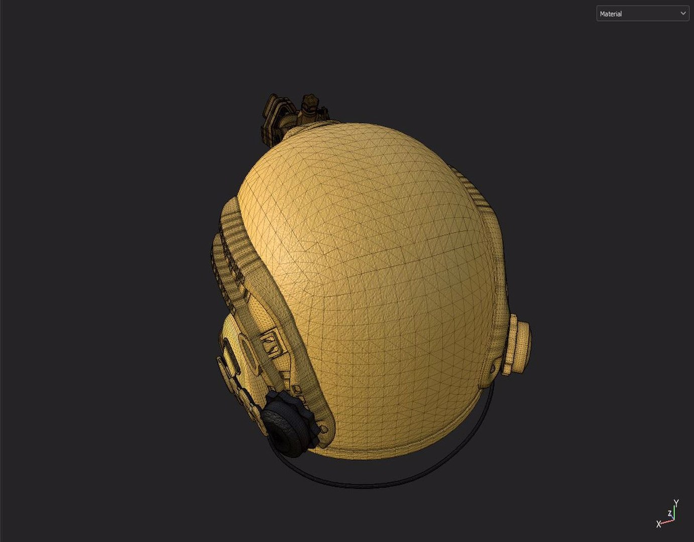 Tactical Helmet 3D Model - TurboSquid 2054076