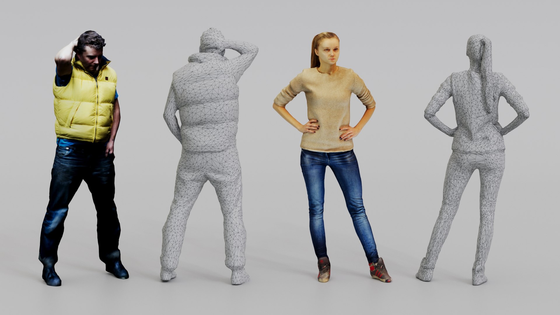 3D Model Ordinary People Collection 15x - TurboSquid 2187240