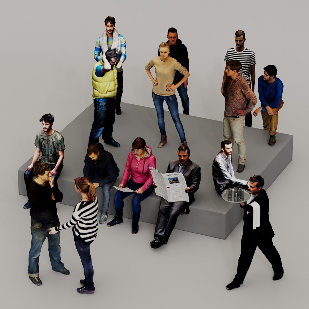 3D Model Ordinary People Collection 15x - TurboSquid 2187240
