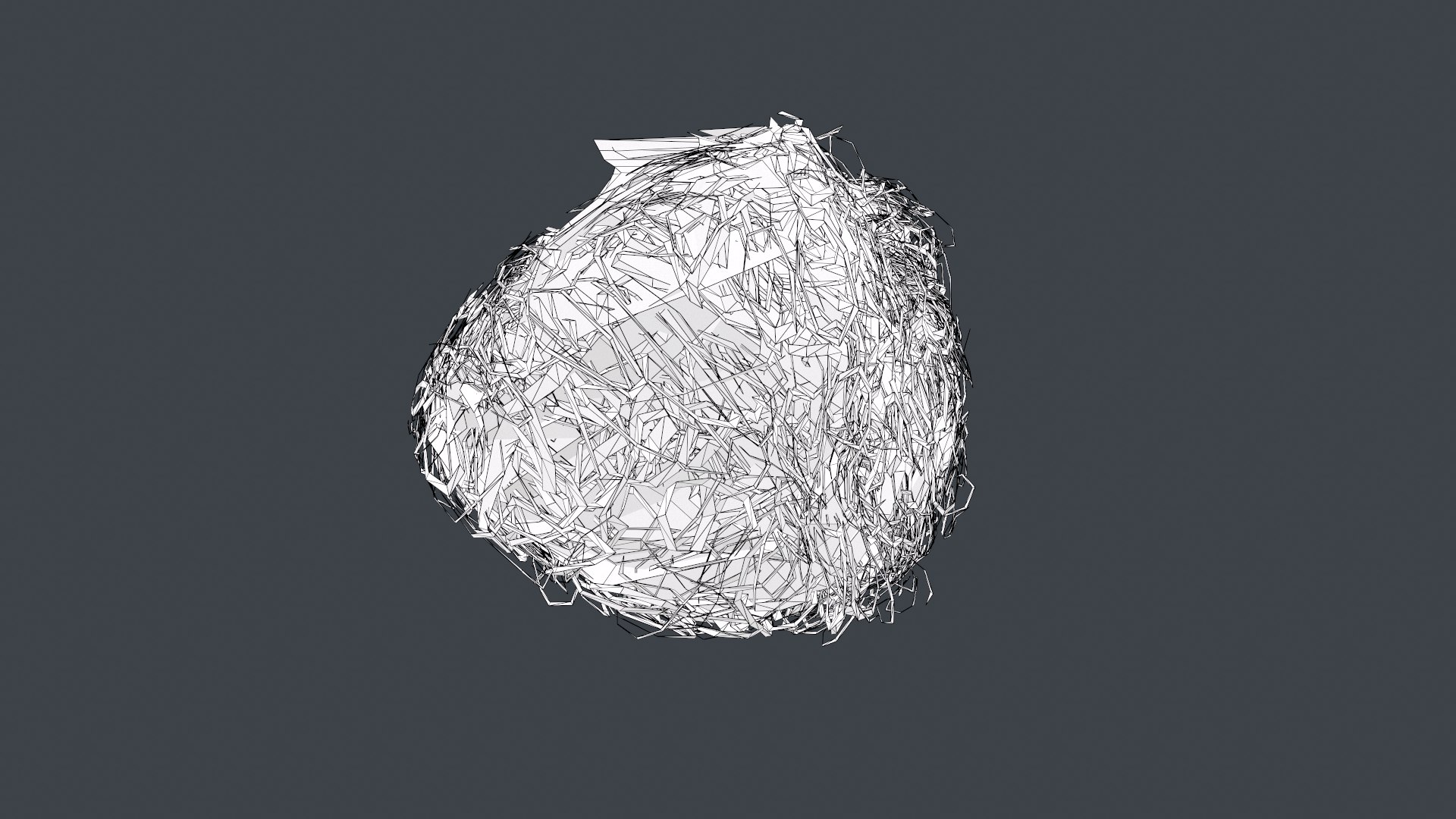 3D Facial Hair Cards Style 9 - Curly Goatee Beard - TurboSquid 1983514