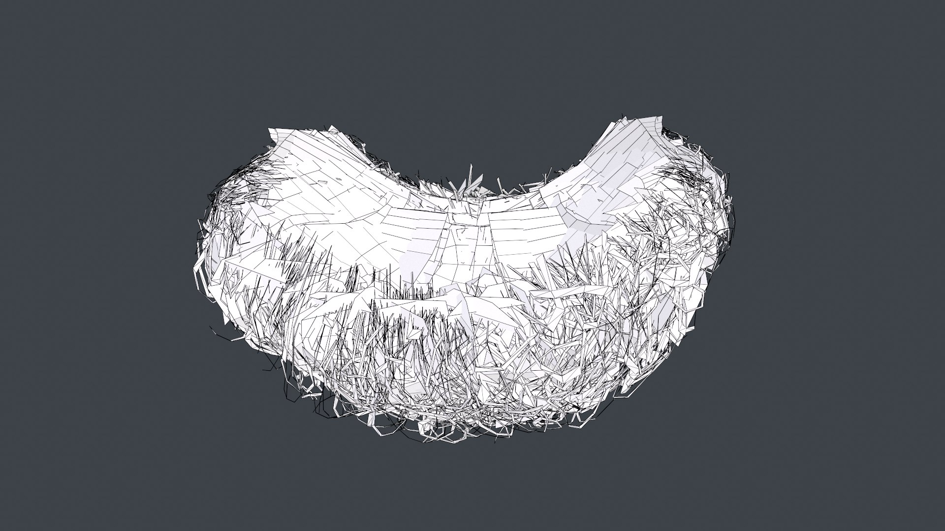 3D Facial Hair Cards Style 9 - Curly Goatee Beard - TurboSquid 1983514