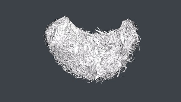 3D Facial Hair Cards Style 9 - Curly Goatee Beard - TurboSquid 1983514