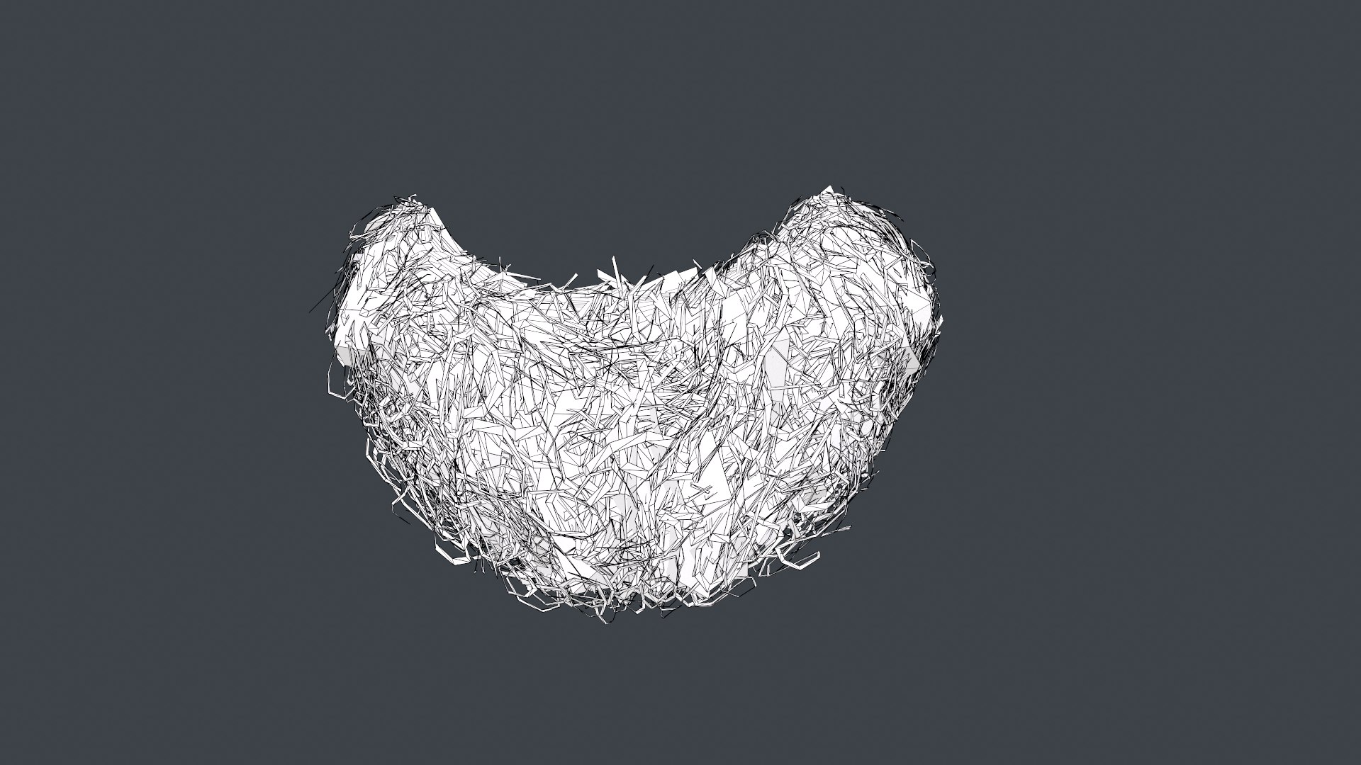 3D Facial Hair Cards Style 9 - Curly Goatee Beard - TurboSquid 1983514