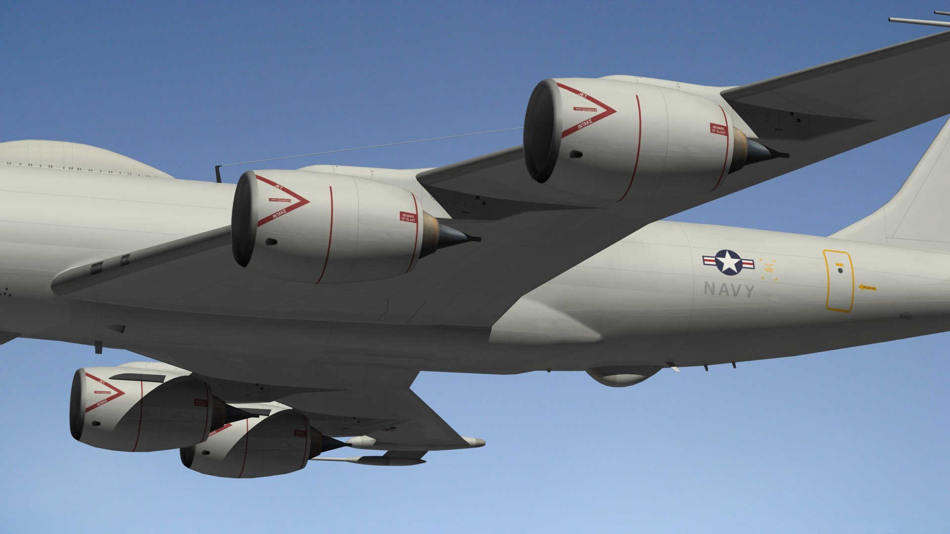 3D Boeing E6 Mercury Model - TurboSquid 2394926