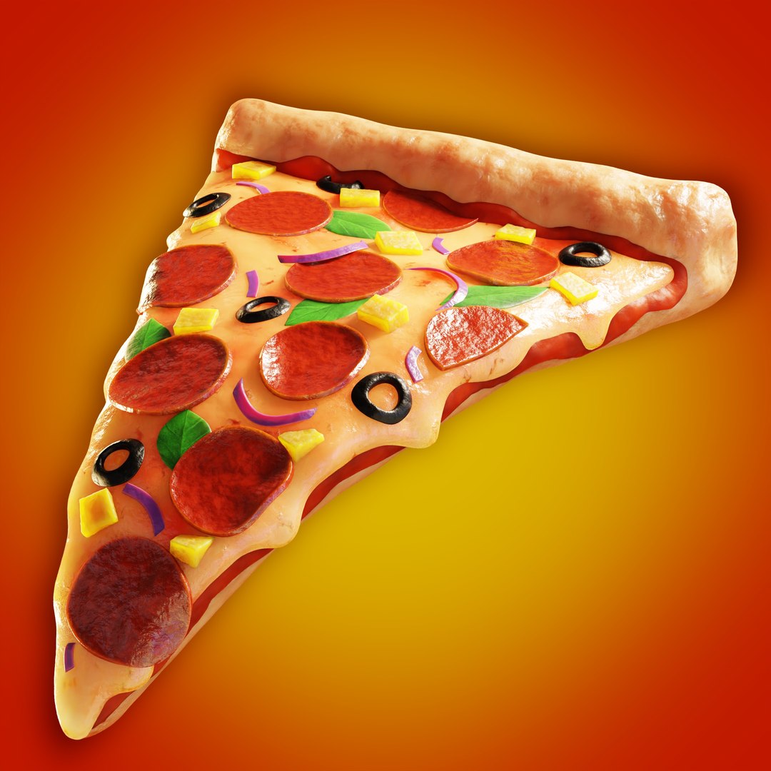 Pizza Slice 3D model - TurboSquid 1901684