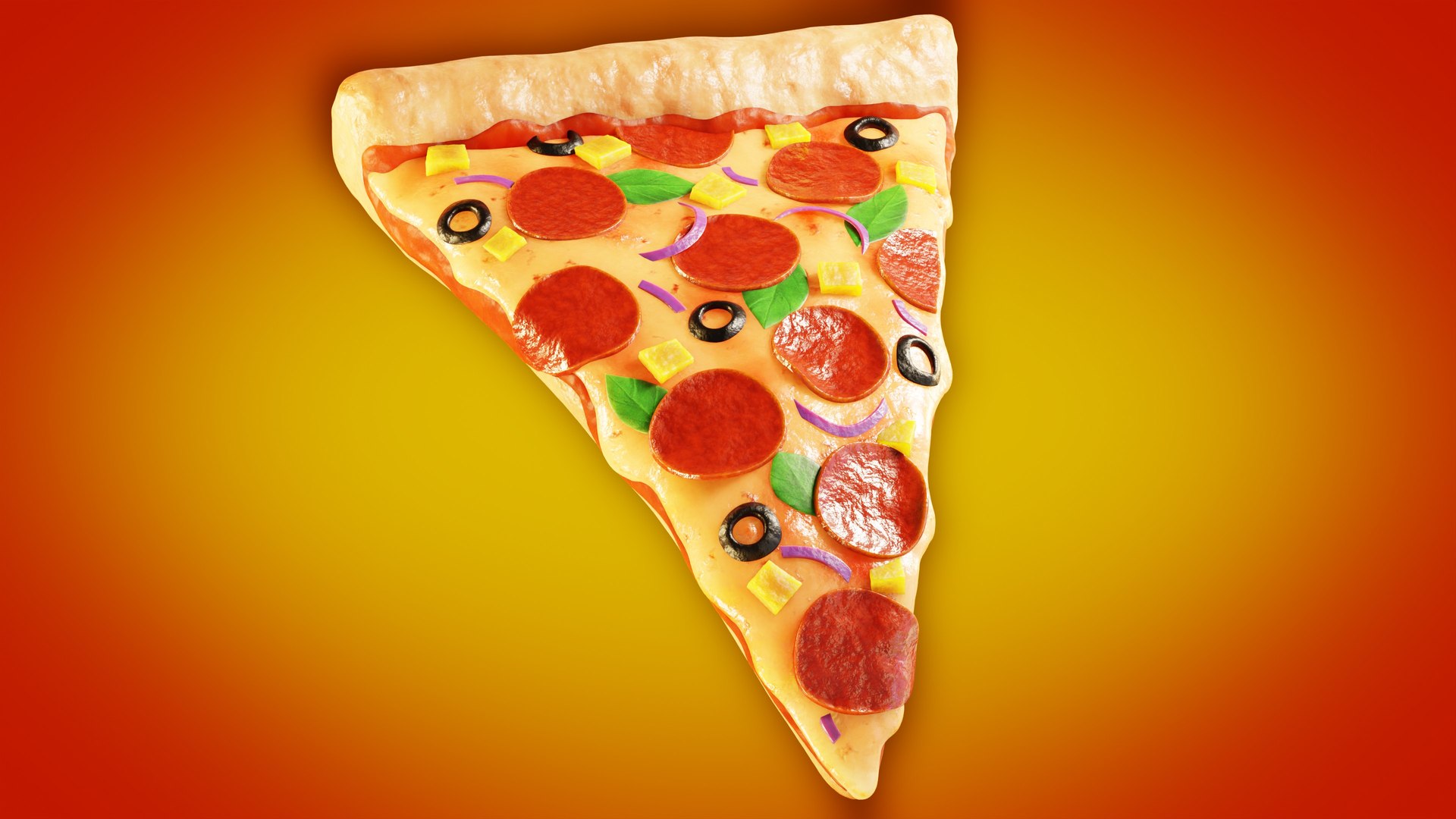 Pizza Slice 3D model - TurboSquid 1901684