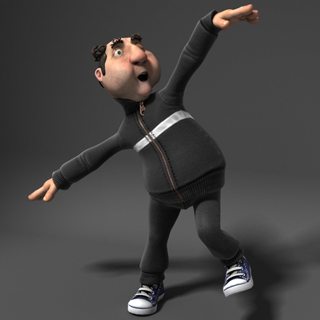 Toon Character Man Max