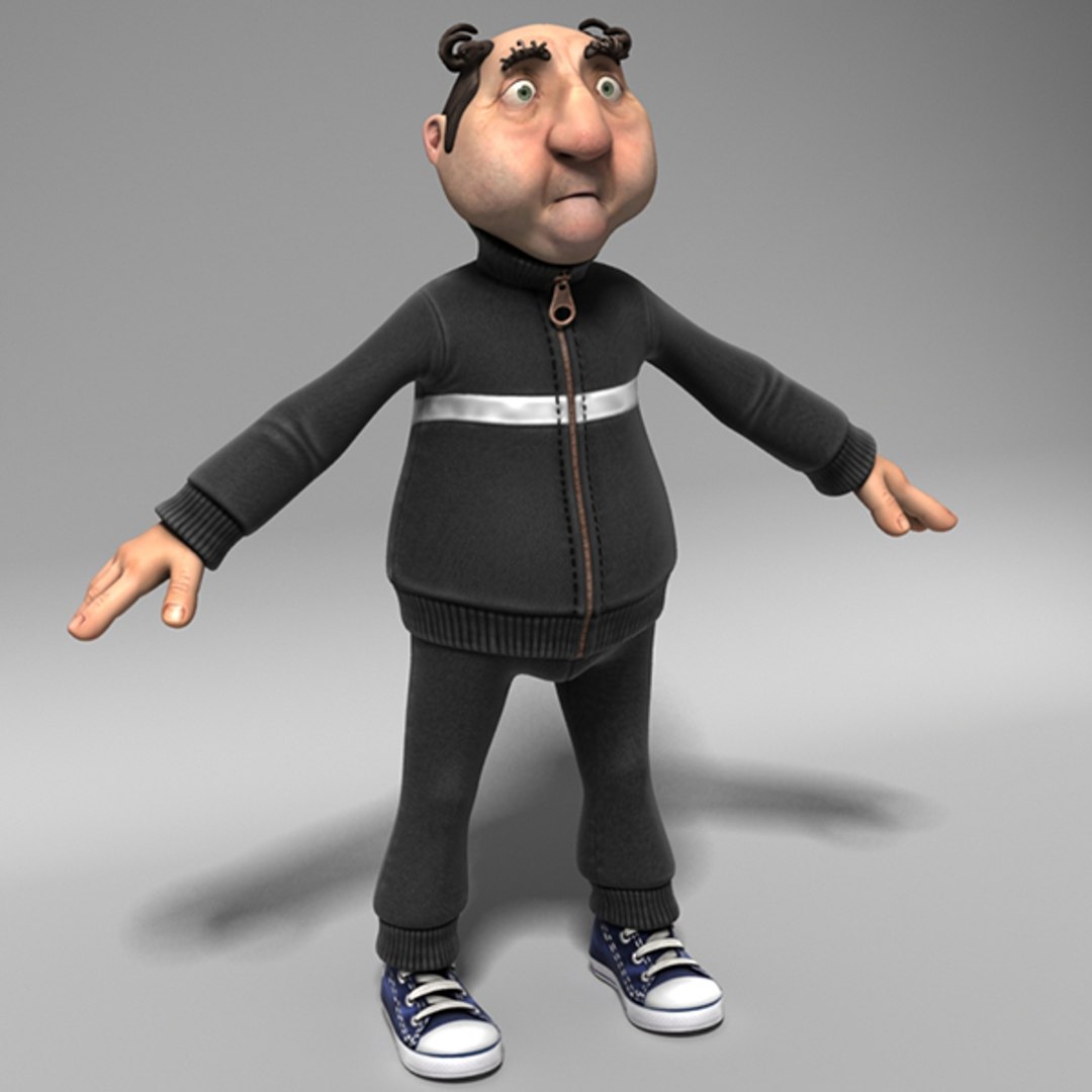 Toon Character Man Max