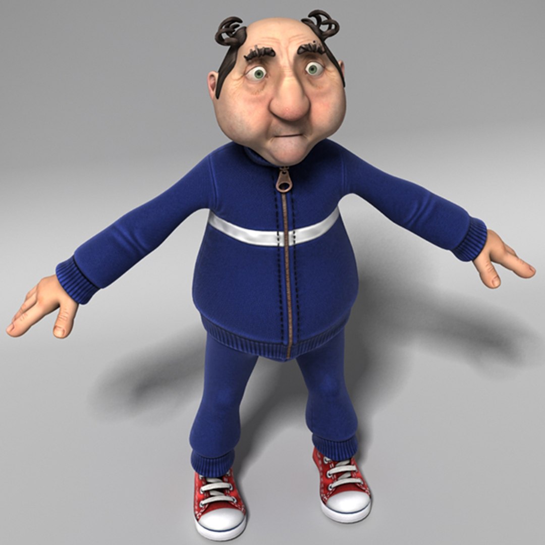 Toon Character Man Max