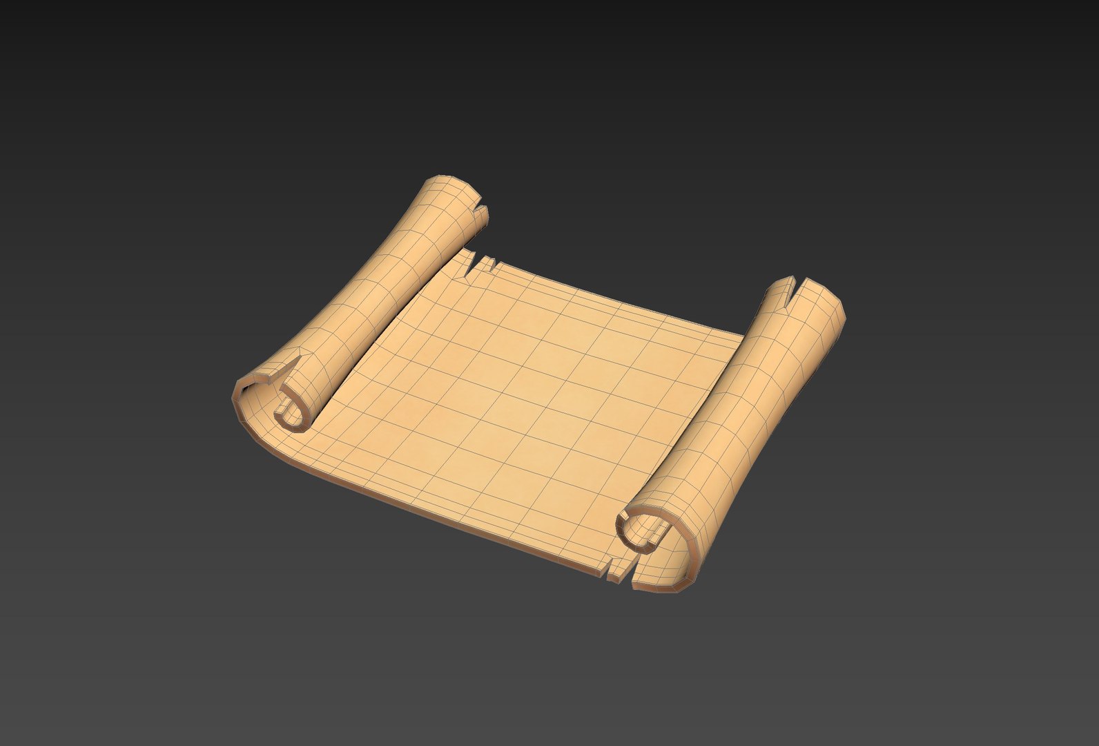 3D Prop304 Scroll Paper - TurboSquid 2253464