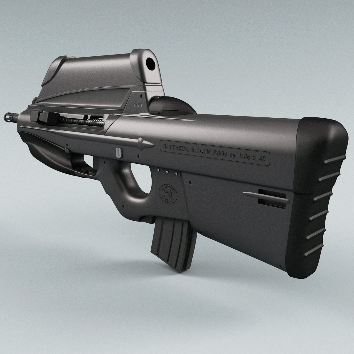 fn herstal f2000 3d model