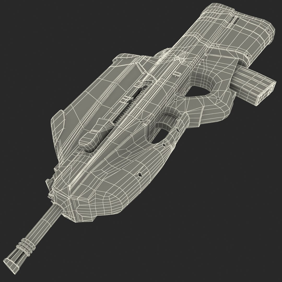 fn herstal f2000 3d model
