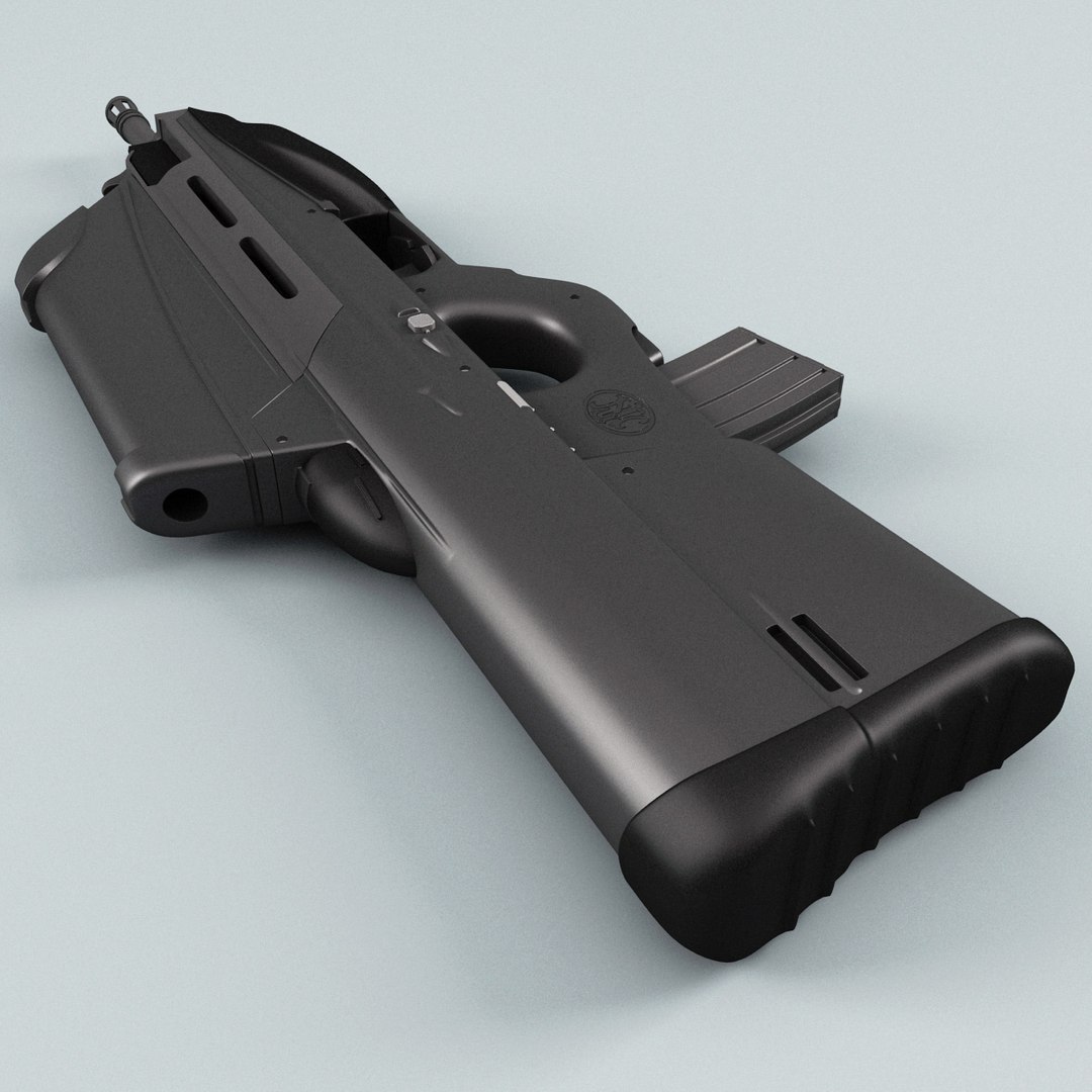 fn herstal f2000 3d model