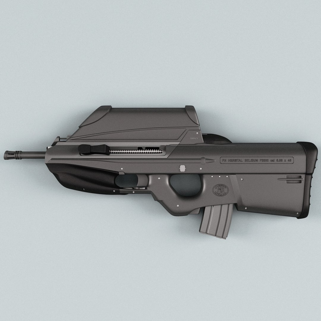 fn herstal f2000 3d model