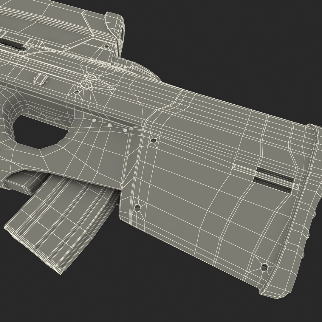 fn herstal f2000 3d model