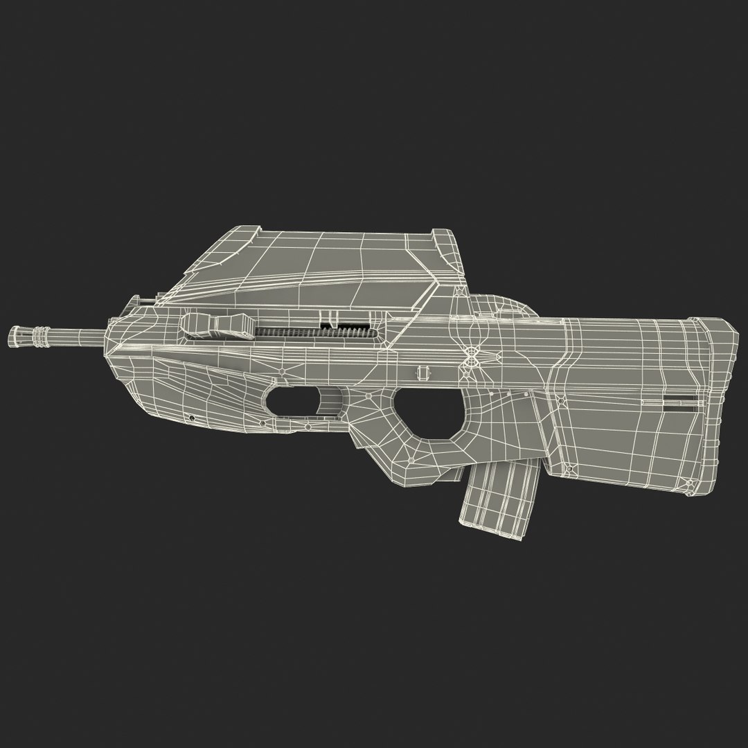 fn herstal f2000 3d model