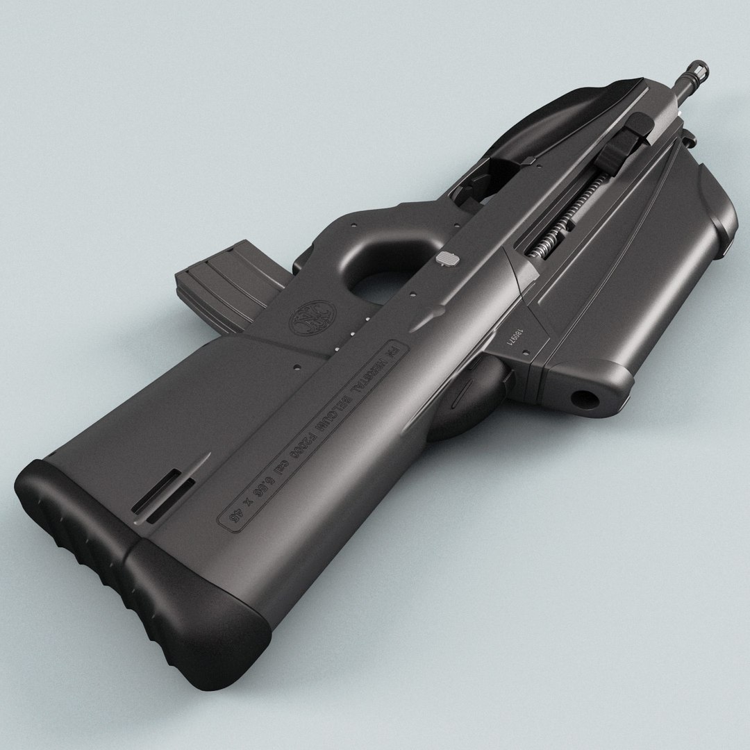 fn herstal f2000 3d model
