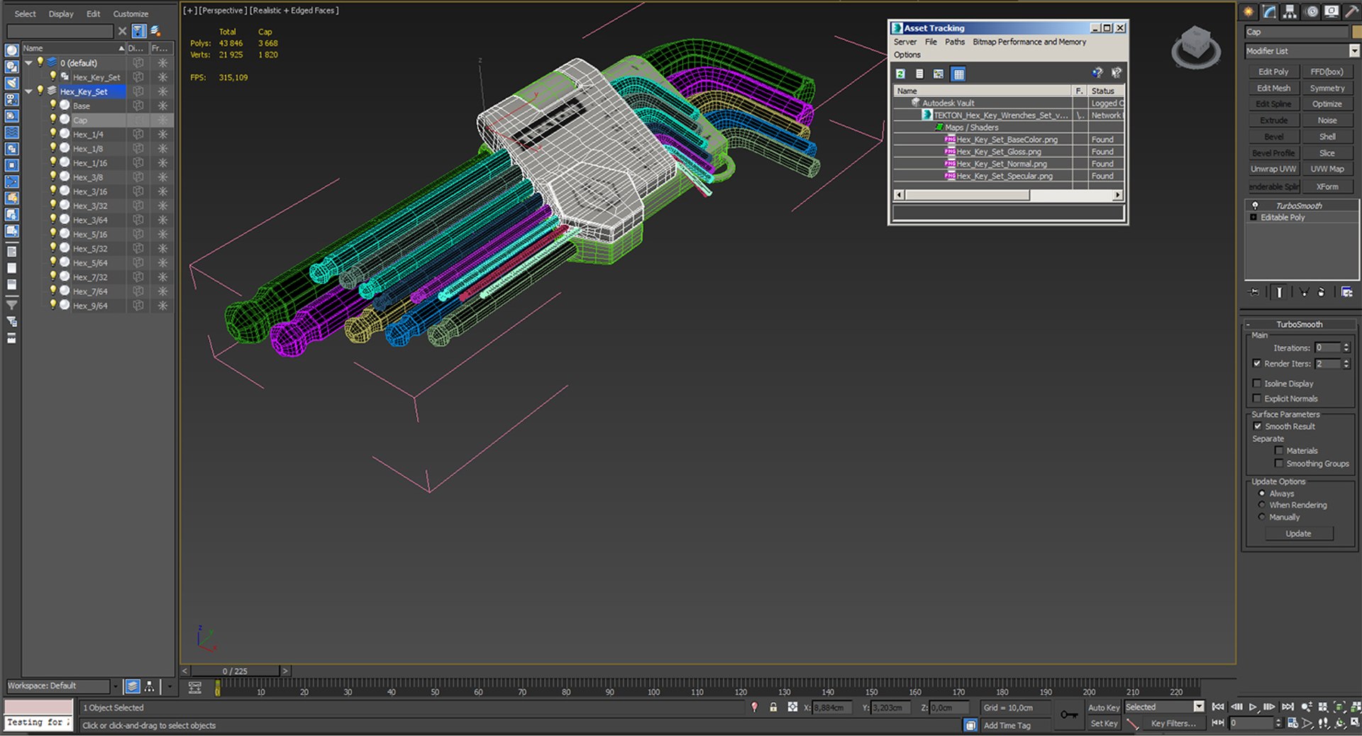 3D tekton hex key wrenches - TurboSquid 1423754