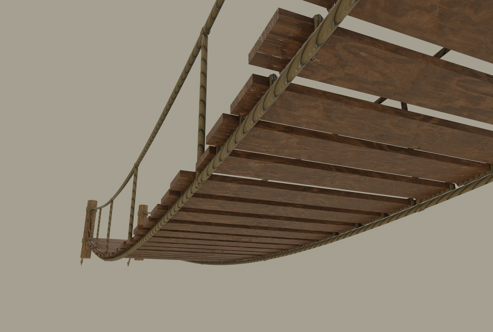 Rope Bridge 3D - TurboSquid 1663743