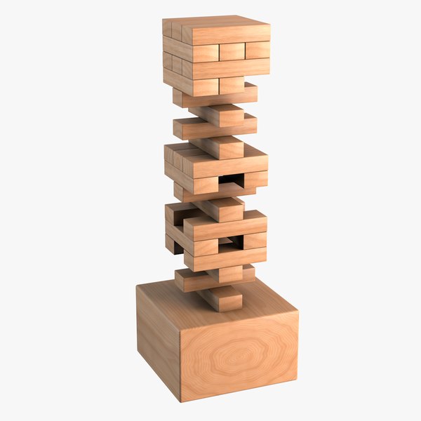 3D модель jenga - TurboSquid 2063808