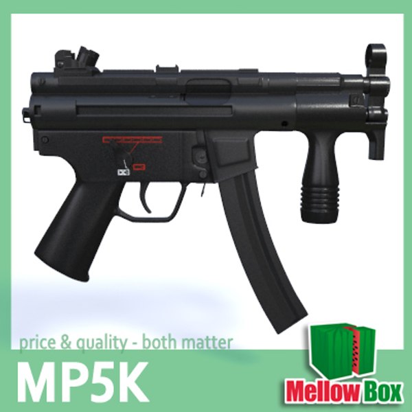 modelo 3d MP5K - TurboSquid 544141