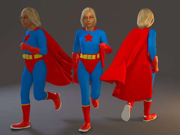 Superhero 3D Models for Download | TurboSquid