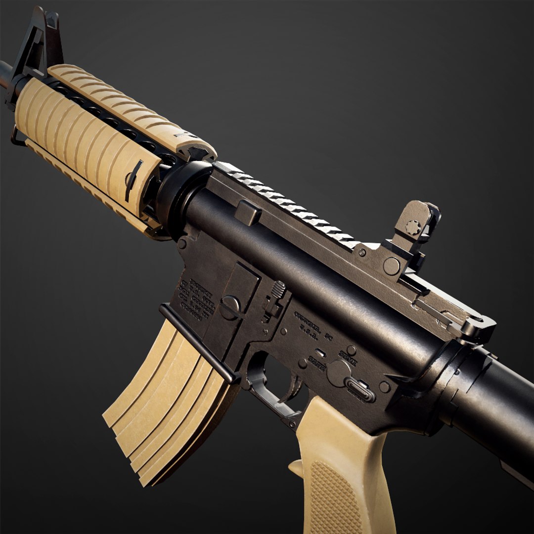 M4 Carabine 3D Model - TurboSquid 1566467