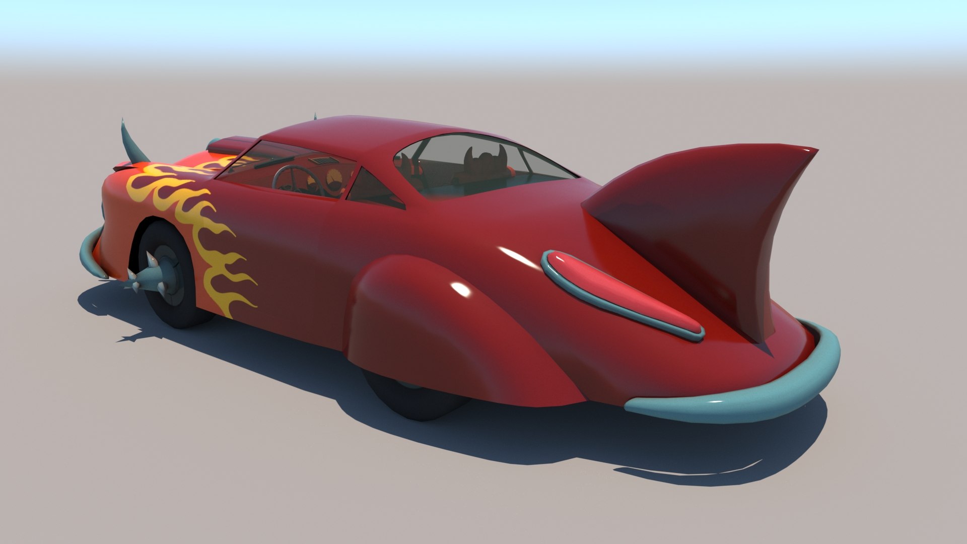 3D Futurama Car Project Satan - TurboSquid 1253815