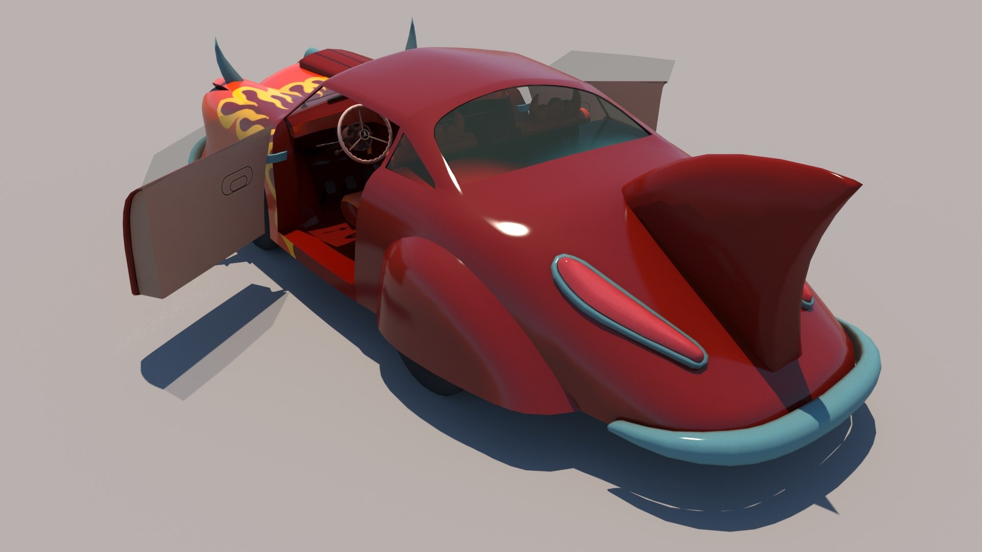 3D Futurama Car Project Satan - TurboSquid 1253815