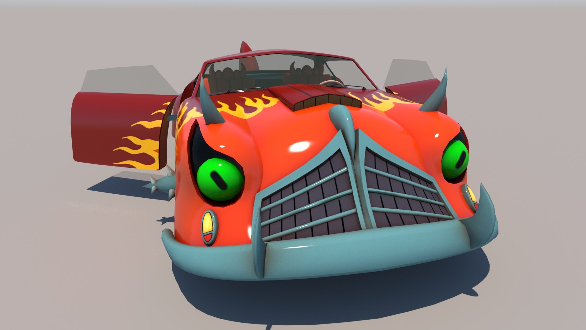 3D Futurama Car Project Satan - TurboSquid 1253815