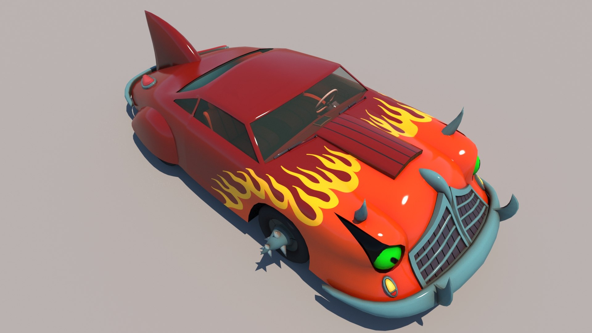 3D Futurama Car Project Satan - TurboSquid 1253815