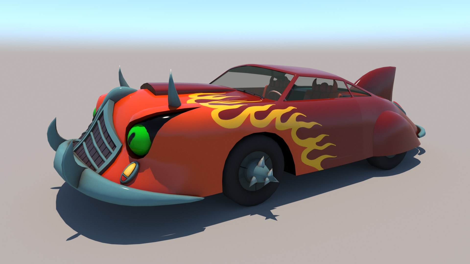 3D Futurama Car Project Satan - TurboSquid 1253815