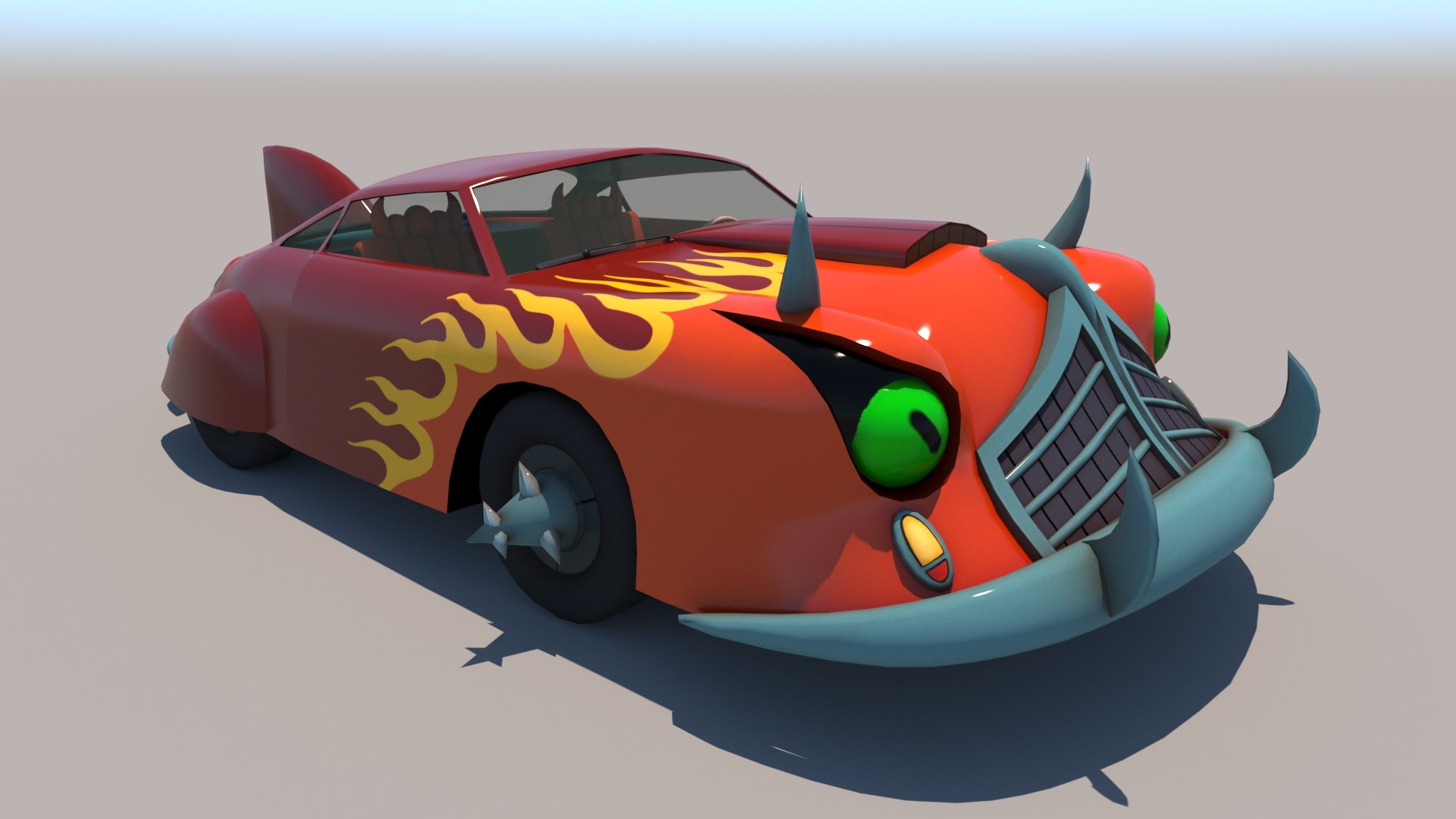 3D Futurama Car Project Satan - TurboSquid 1253815