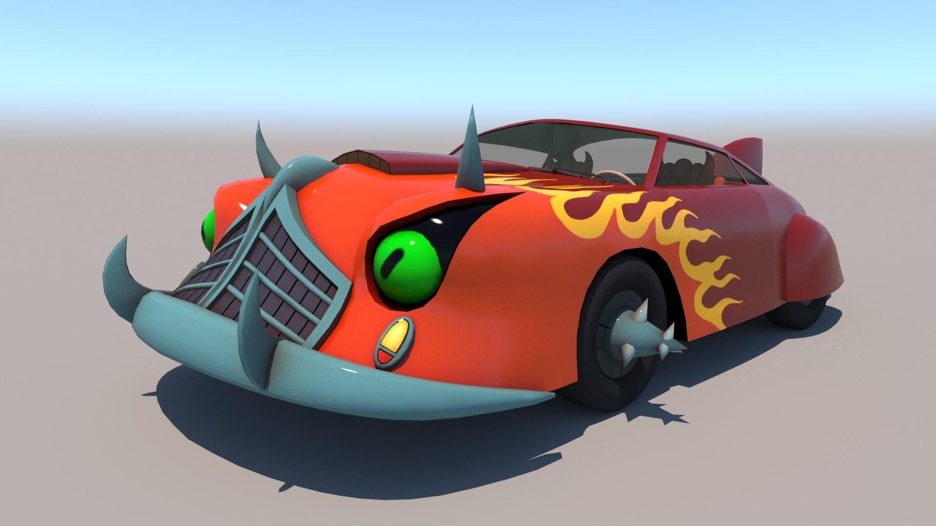 3D Futurama Car Project Satan - TurboSquid 1253815