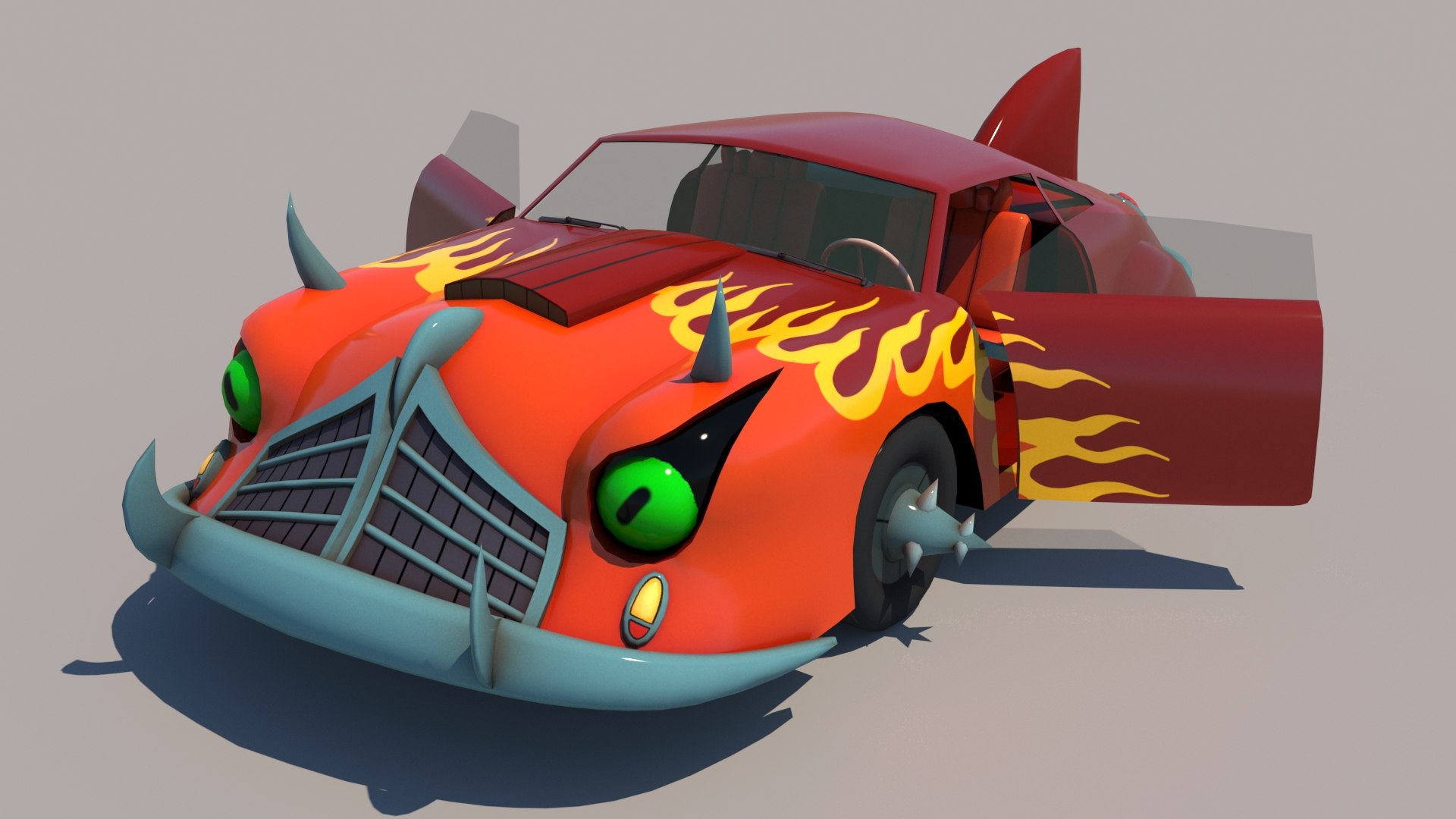 3D Futurama Car Project Satan - TurboSquid 1253815