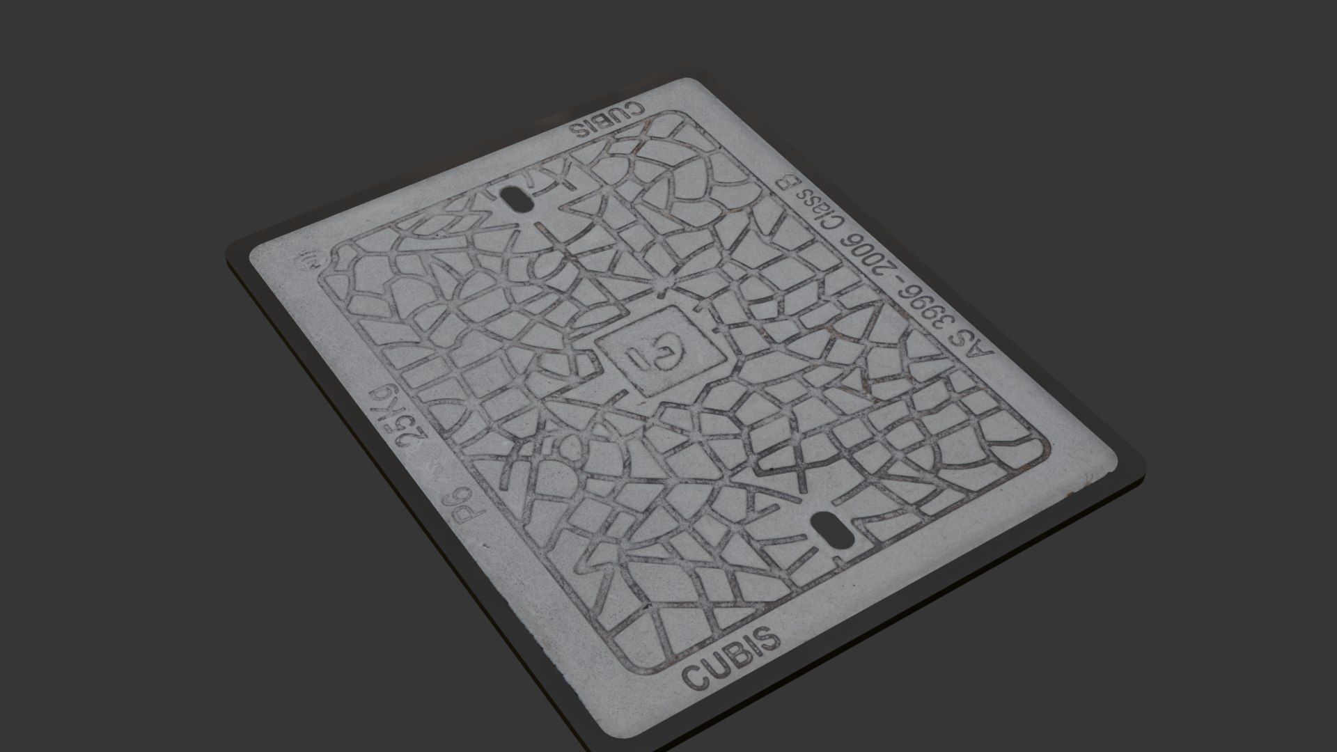 3D Model Telstra Manhole Cover - TurboSquid 2380919
