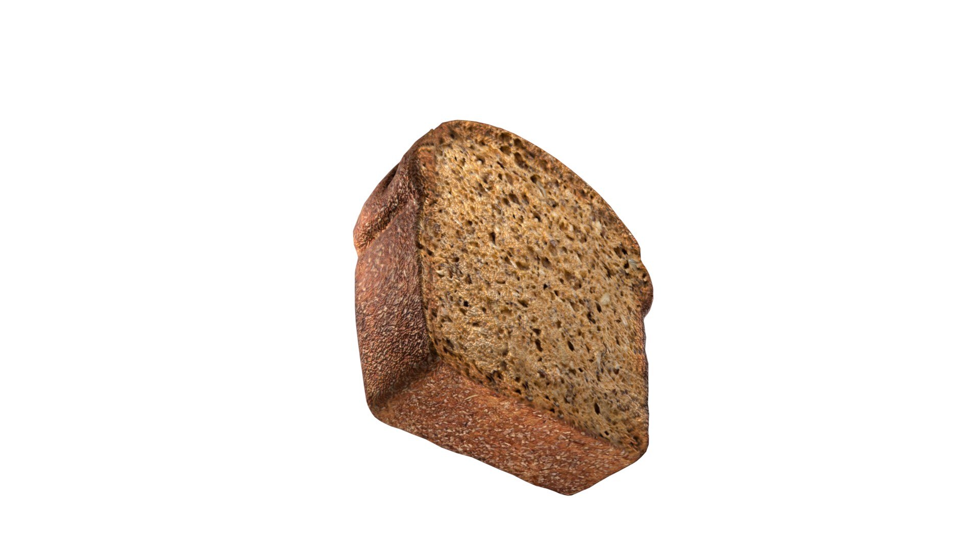 Brown Bread Slice 3D Model - TurboSquid 2369525