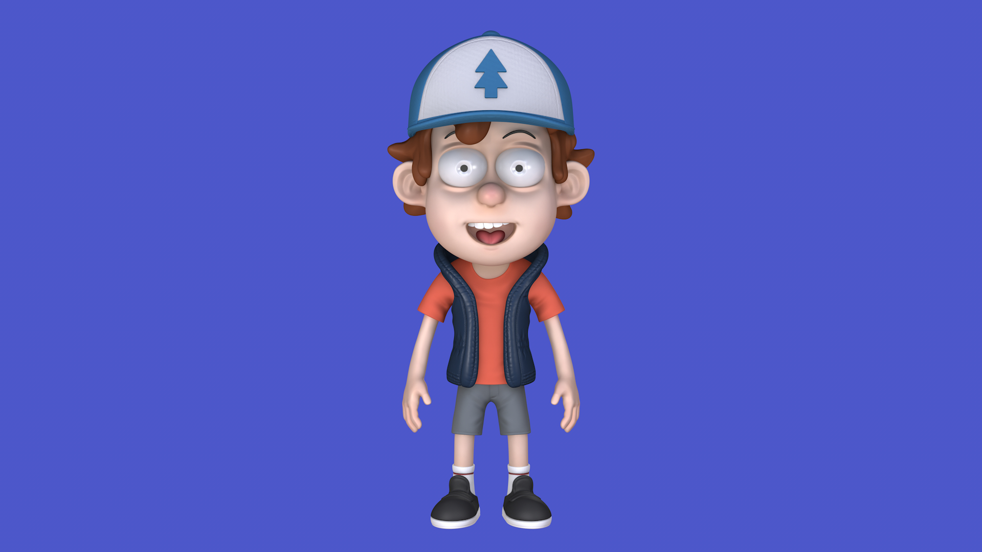 3D Dipper Character - TurboSquid 1586455
