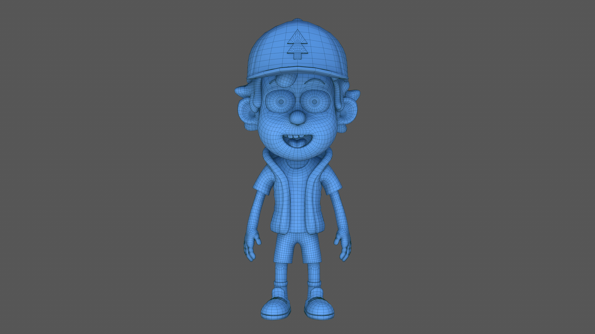 3D Dipper Character - TurboSquid 1586455