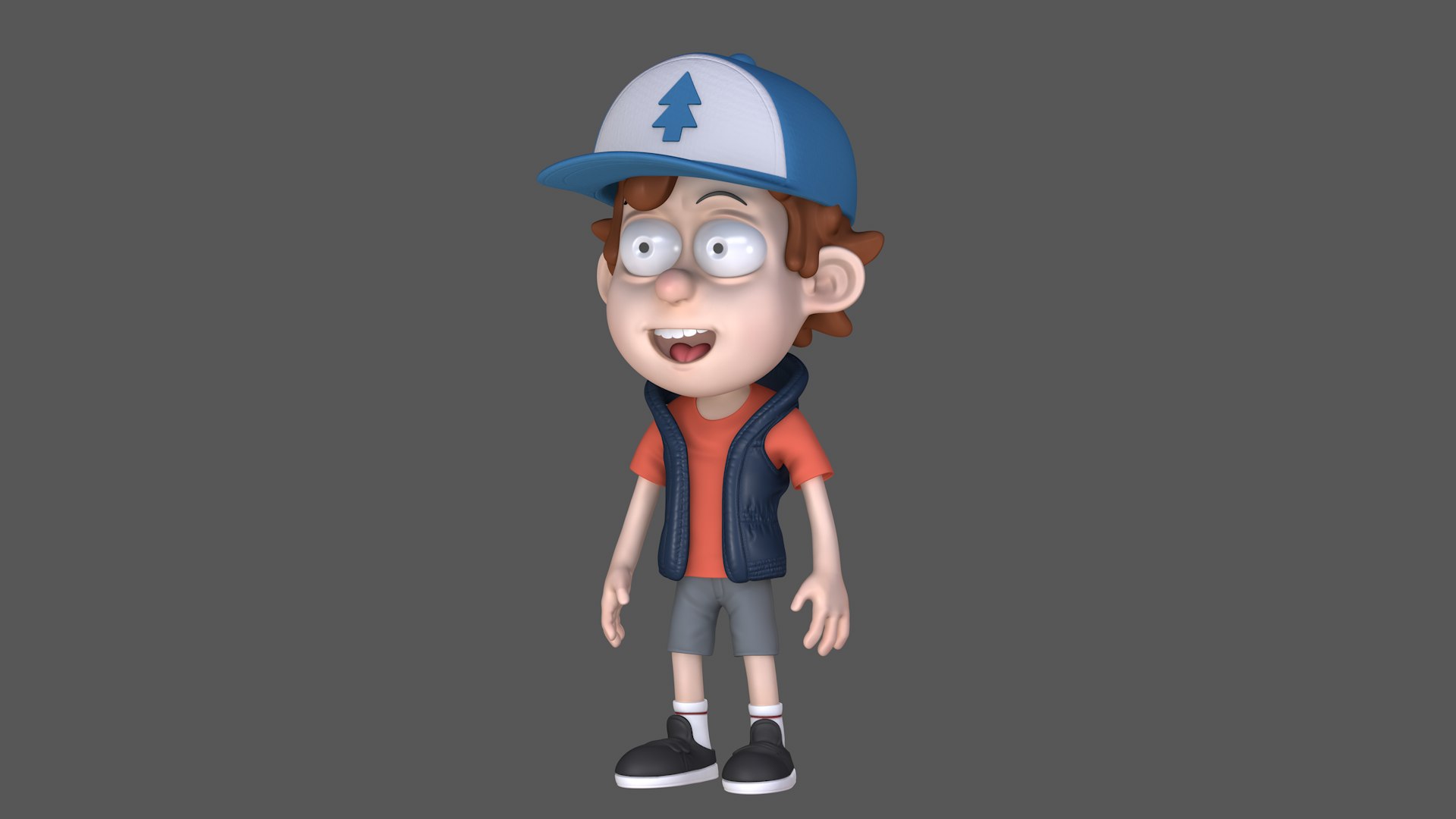 3D dipper character - TurboSquid 1586455